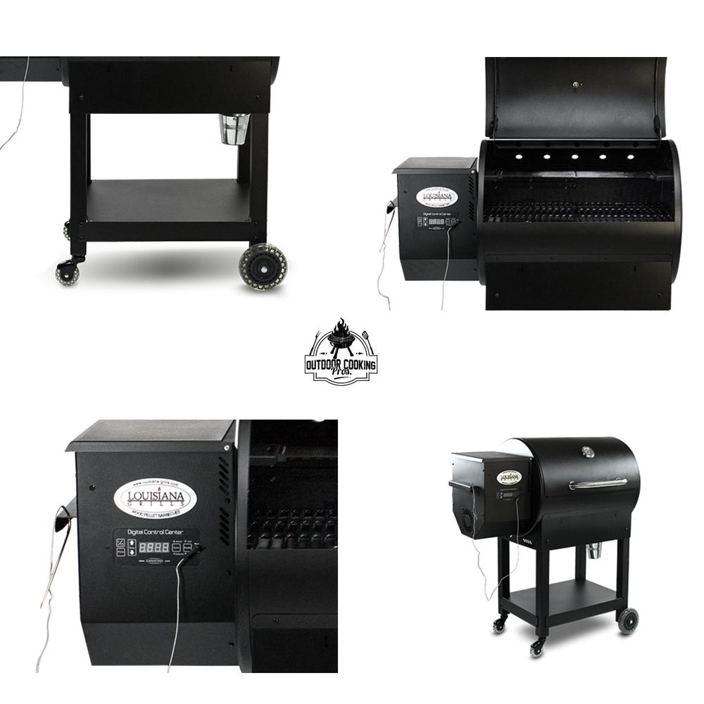 Louisiana Grills LG900 45" Black Freestanding Wood Pellet Grill ...